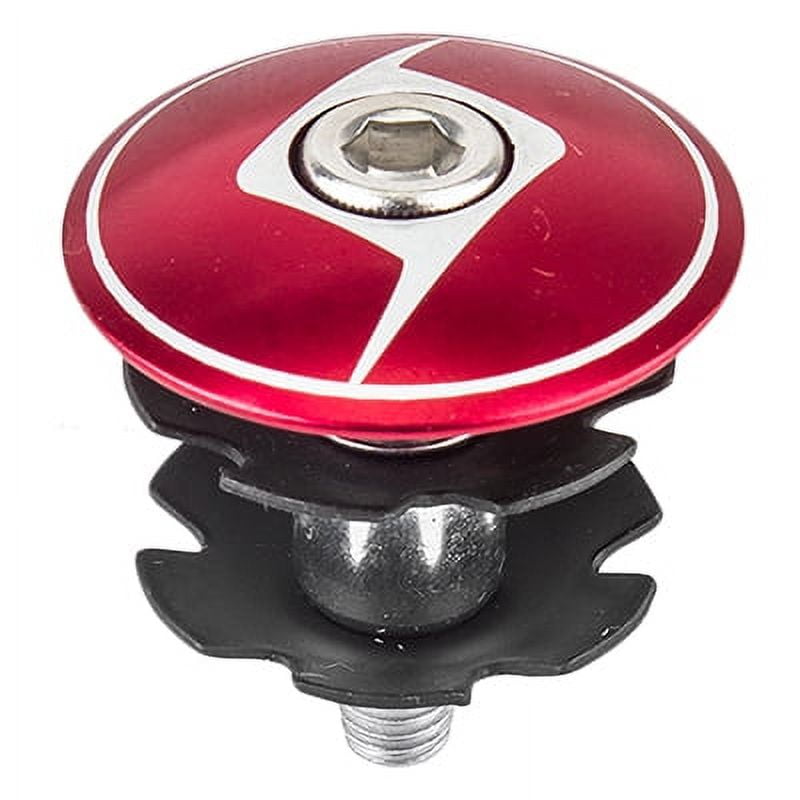 Origin-8 Capster Threadless Headset Top Cap & Bolt 1-1/8 Ano Red + Fork ...