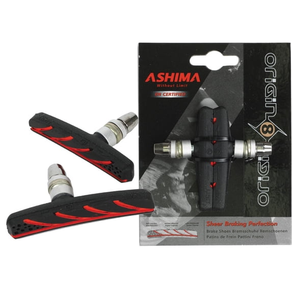 Origin-8 Pro Force 72mm V-Brake Pads, Threaded Post, Pair for Mountain ...