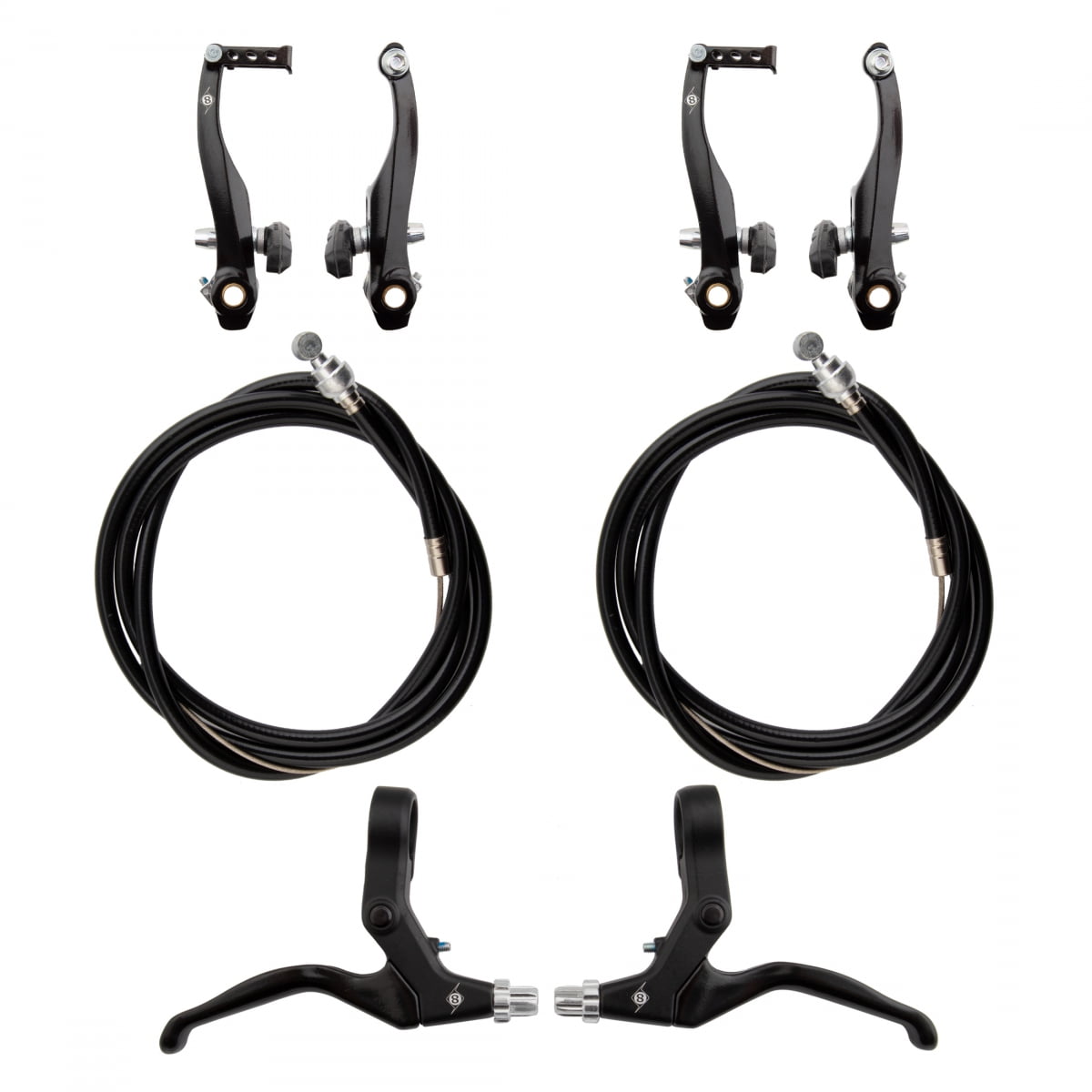 Origin8 Sport Comp MTB V-Brake Set Front & Rear Black - Walmart.com