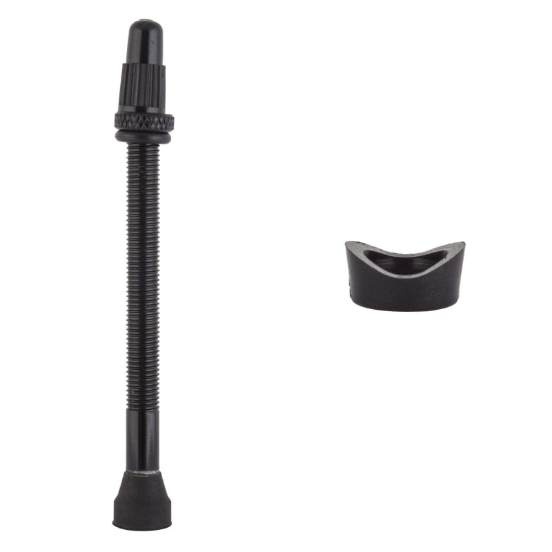 ORIGIN8 Tubeless Alloy Presta Valve VALVE TUBELESS OR8 ALY PV 70mm BK ...