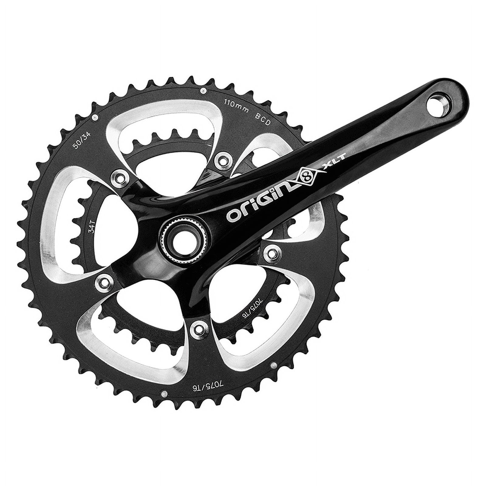Origin8 Crankset X-Larget Road (E) Integ 175X50/34 Black - Walmart.com