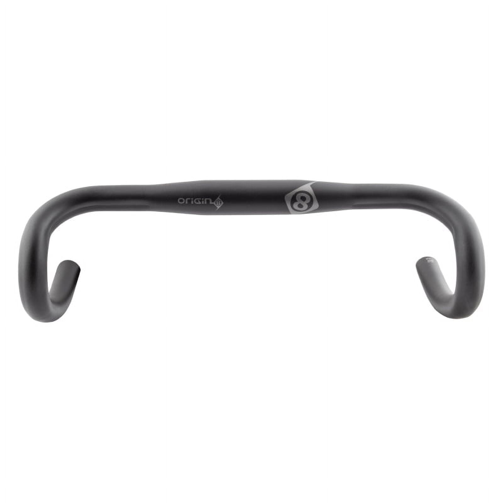 Origin8 Flash II Black 31.8mmx420mm AL6061 Black Aluminum Flattened Aero Top - Walmart.com