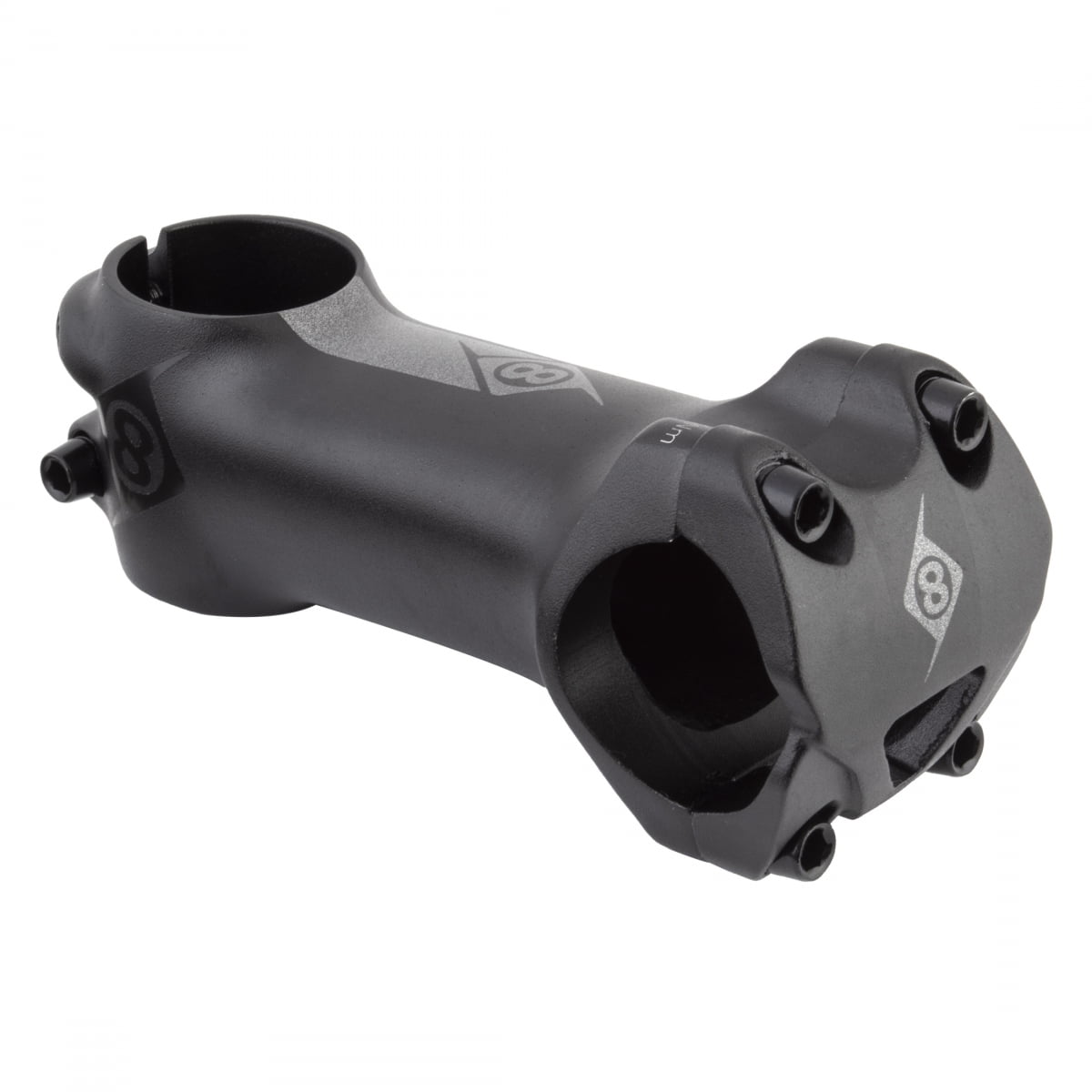 Origin8 Flow Stem Bar Clamp 31.8mm 90mm +7 Deg Black Aluminum Road ...