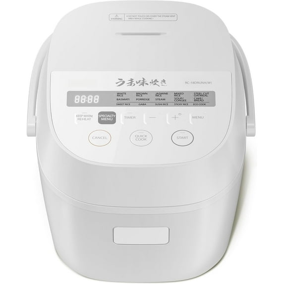 OriginTaste Rice Cooker 10-Cup Uncooked, Fuzzy Logic, 15-in-1 Functions ...