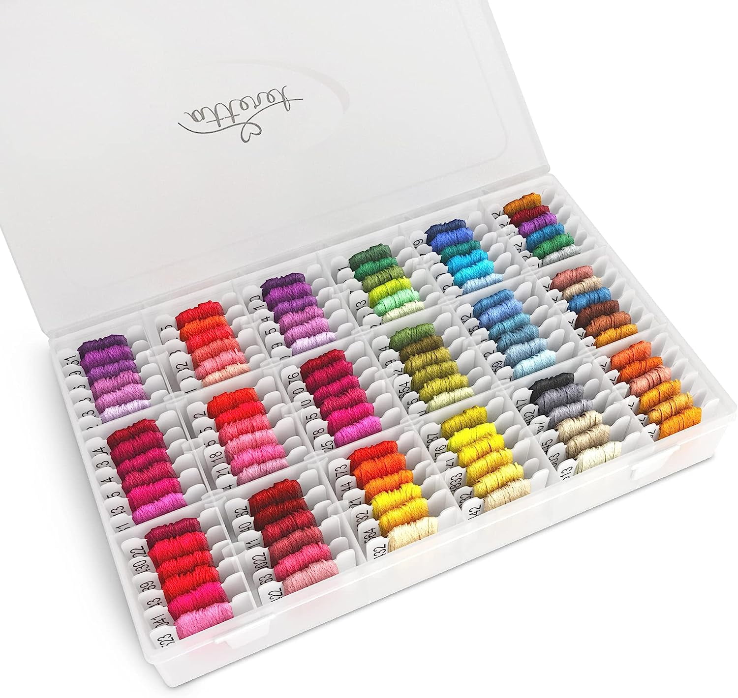 The Original 108-Color Embroidery Floss Kit – 99 Cotton & 9 Metallic ...