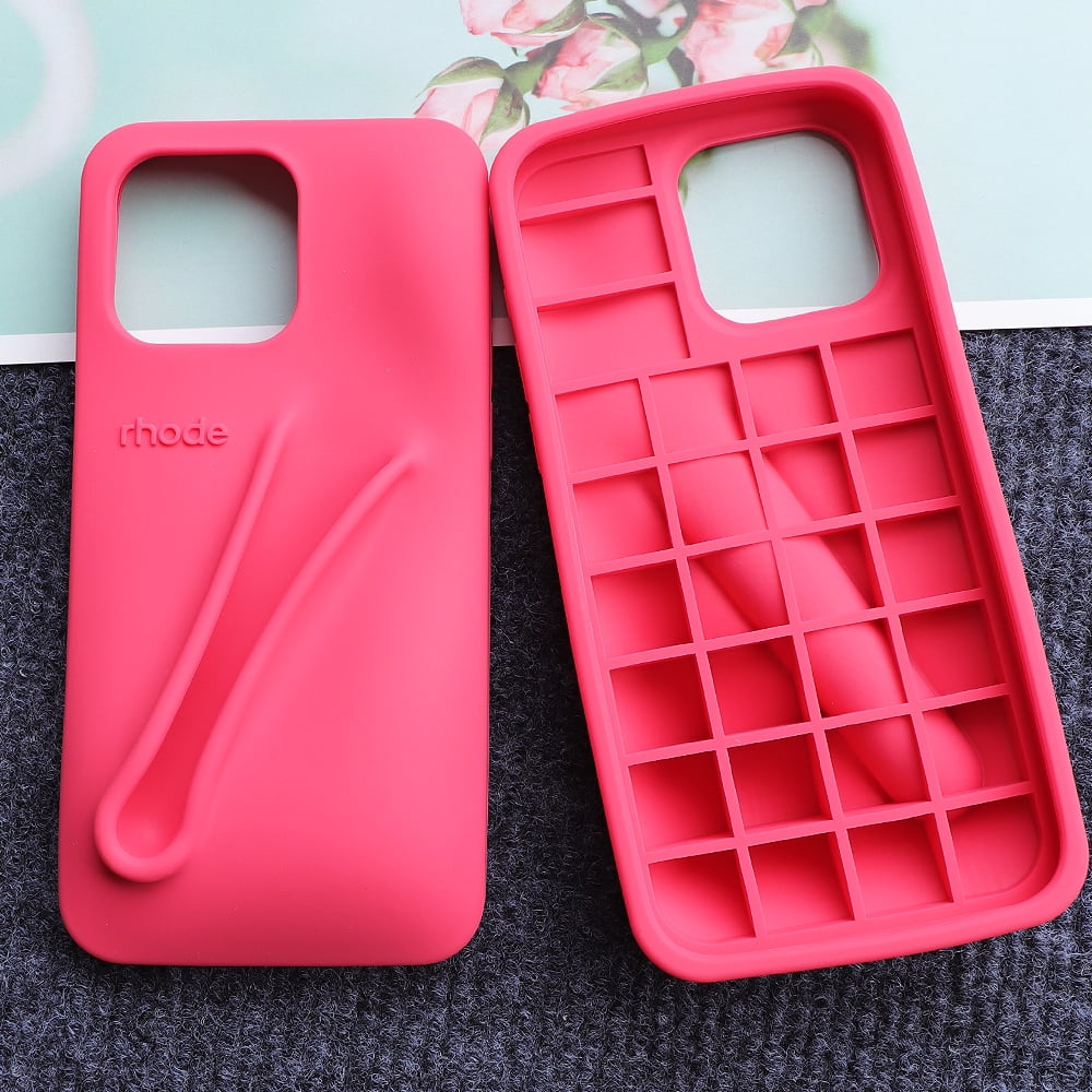 Original 2025 Ins New DIY Lipstick Holder Rhode Soft Phone Case for ...