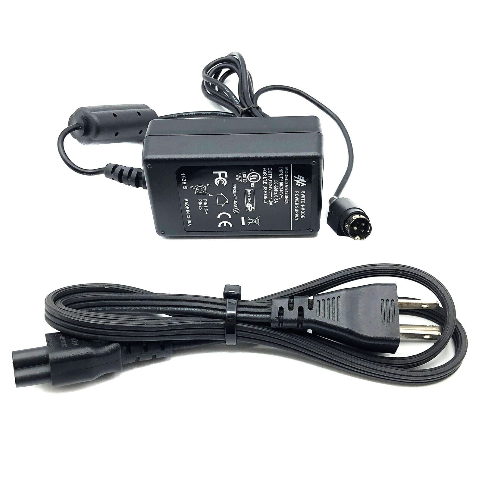 Pre-Owned Original 3-Pin ENG Power Supply Adapter 24V for RDM EC9100i ...