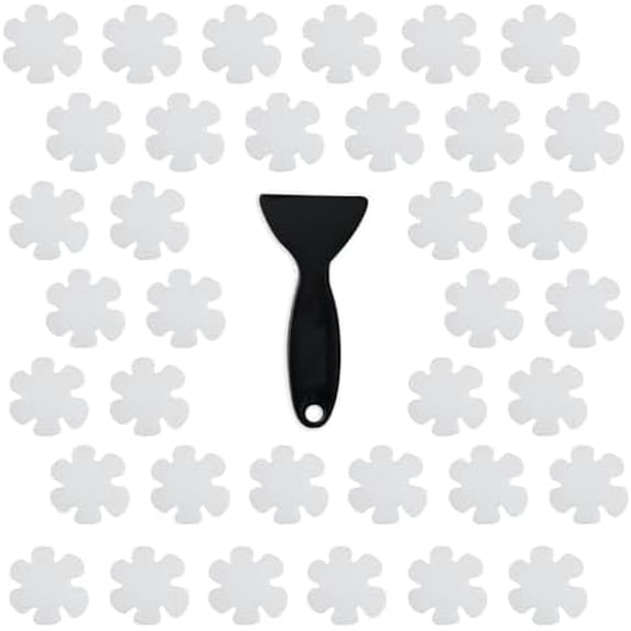 Original 36PCS Transparent Bathtub Stickers Non-Slip, Safety Shower ...