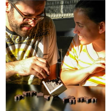 Wooden Intelligence Game 3D Wood Iq Puzzle Brain Teaser Magic Tetris ...