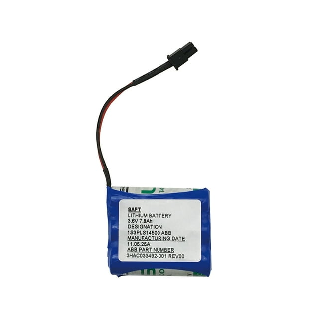 Original 3HAC033492 for ABB Robot CPU Battery 1G3PLS14500ABB 3.6V ...