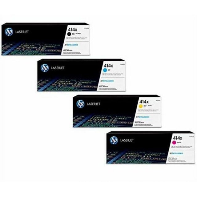 Original 414X (HP 414X) BK/C/Y/M High Yield Toner Set - Walmart.com