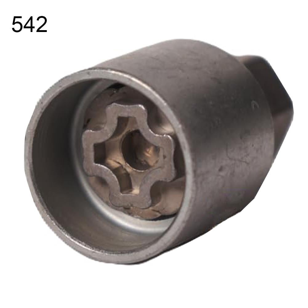 Original 542 Code for Seat wheel lock Rim Lock Nut Rim Wrench Wheel ...