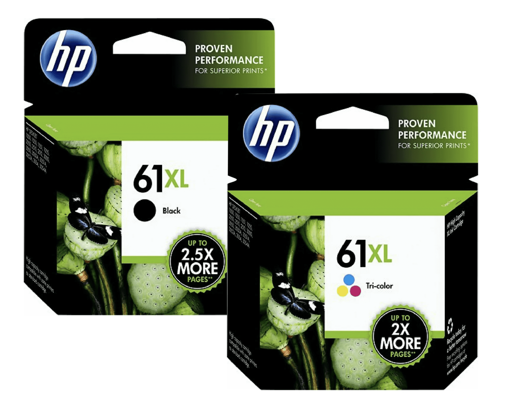 Original 61Xl High Yield Black and High Yield Tri-Color Printer ...