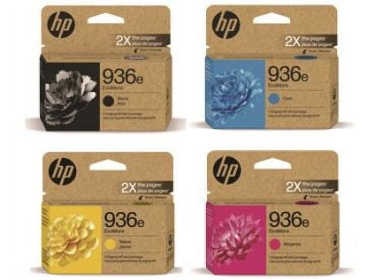 Original 936E Ink Cartridge Set - Black, Cyan, Yellow, Magenta for ...