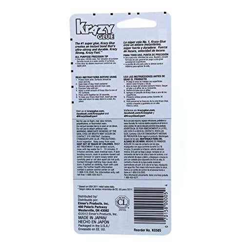 Original Adhesive - Super Glue - Precision Tip - Multi-Purpose One Drop ...