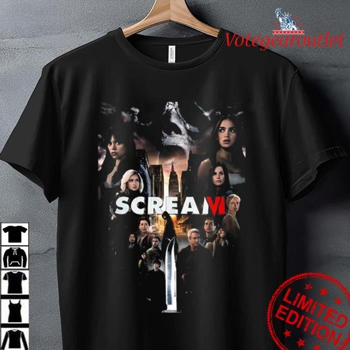 Original Amc Scream 6 Horror Shirt - Walmart.com