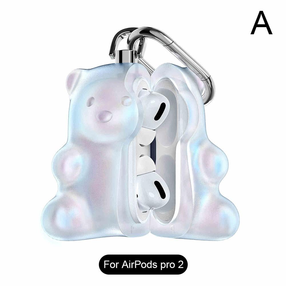 Original Bear Hard Glossy Case for AirPods Pro 2 AirPods 4 AirPods 3 ...