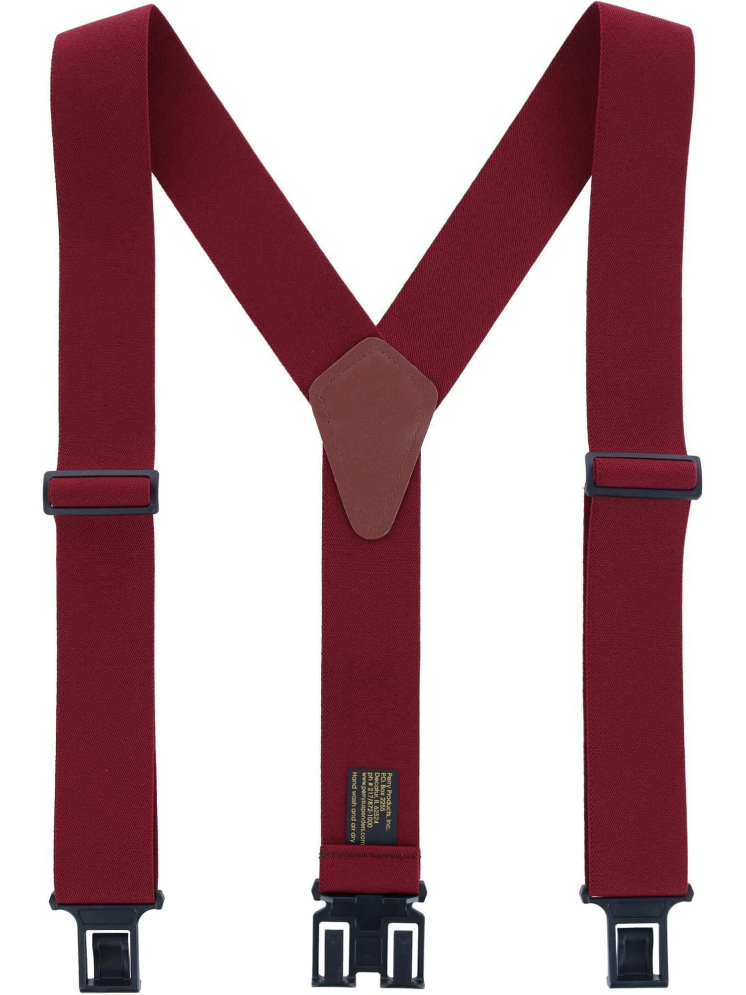 Original Belt 2 Big & Tall 54 Clip-On Suspender - Burgundy - Walmart.com