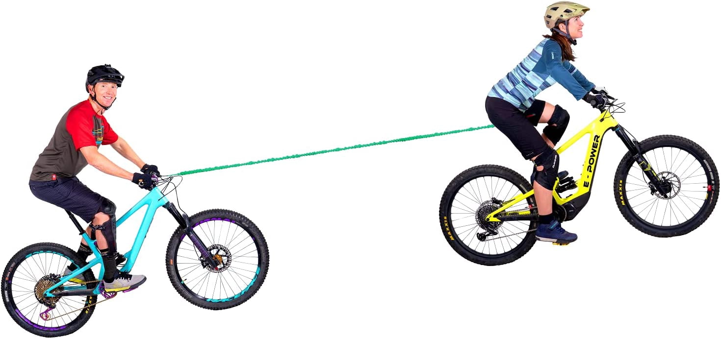 The Original Bike Bungee Tow Rope Now for Adults | MTB & Cycling ...
