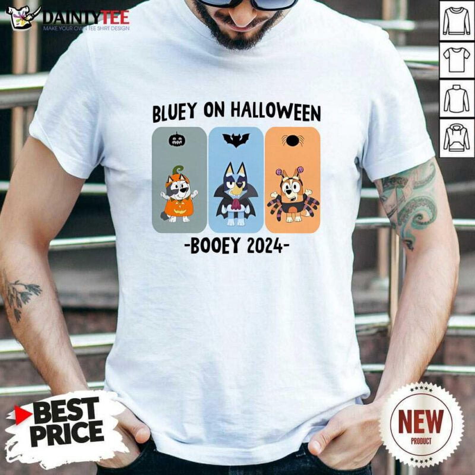Original Bluey On Halloween Booey 2024 T-Shirt - Walmart.com