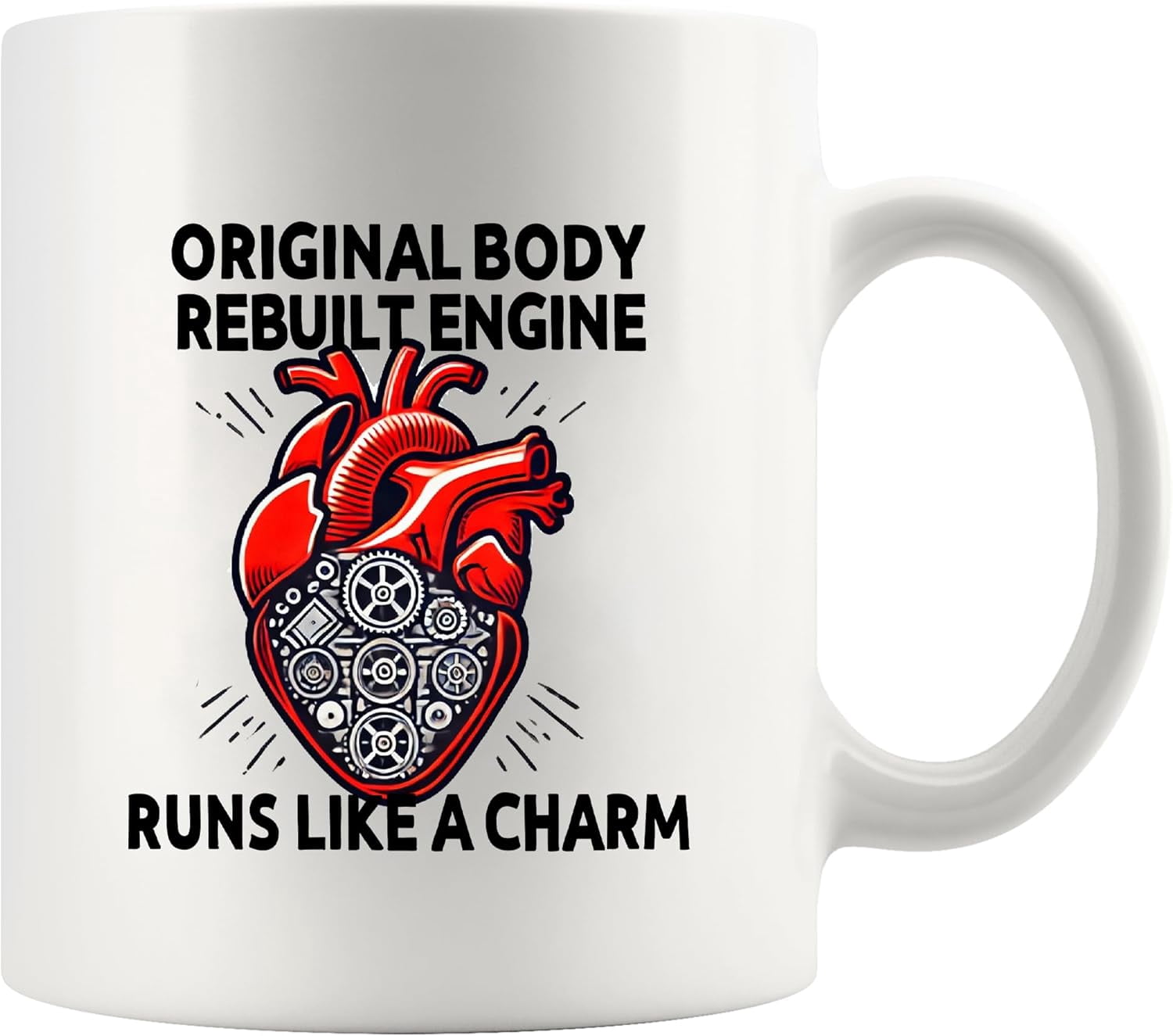 Original Body Rebuilt Engine Recovery Gifts Open Heart Surgery Survivor ...