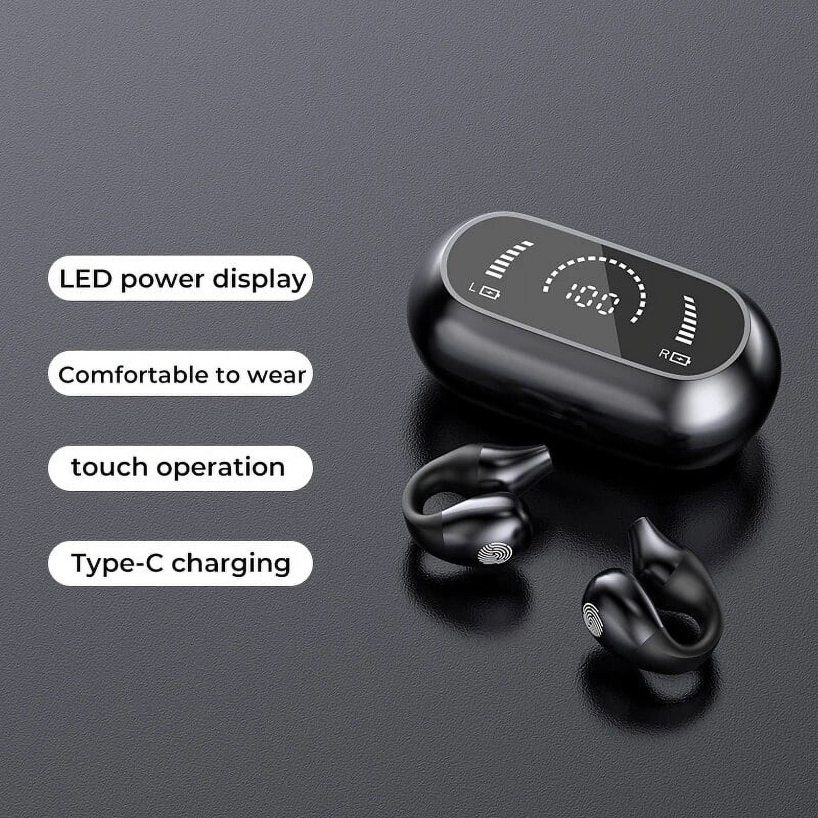 Original Bone Conduction Bluetooth Earphones Open Ear Clip Wireless ...