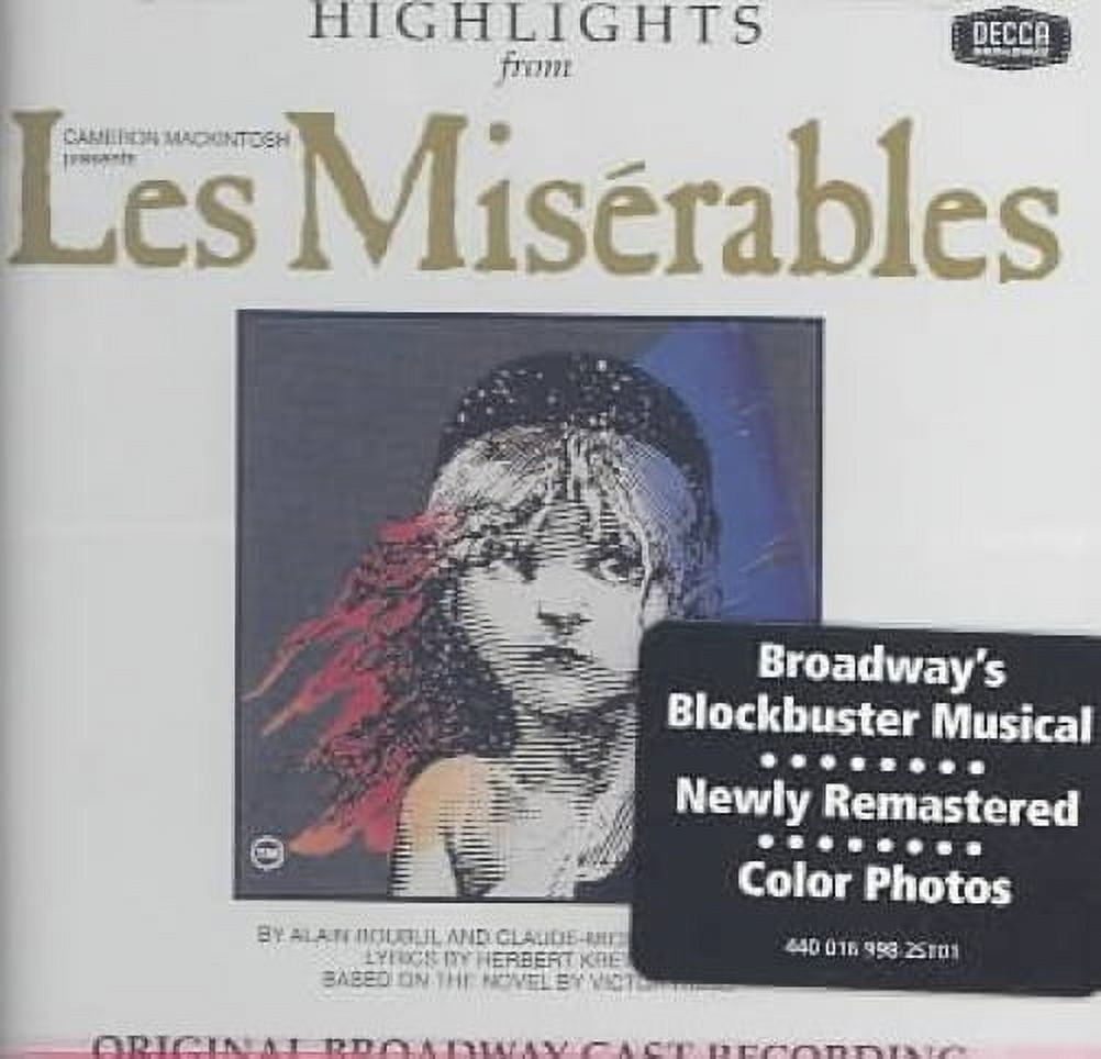 Original Broadway Cast - Les Miserables / O.B.C. - CD - Walmart.com