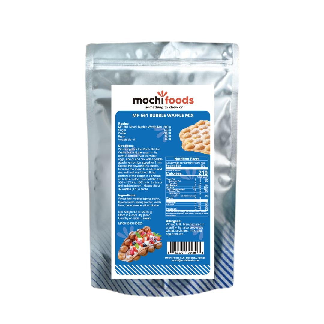 Original Bubble Waffle Mix -4.5lbs - Vanilla Flavored - Authentic ...