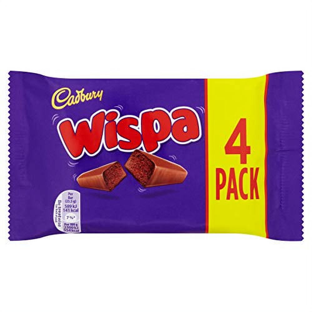 Original Cadbury Wispa Classic Chocolate Bars, Imported British Candy ...