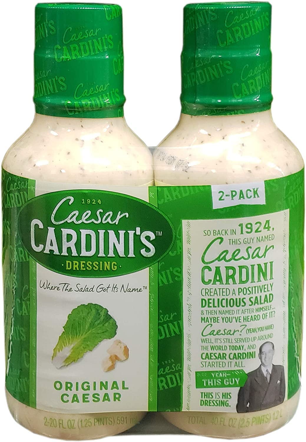 Original Caesar Dressing, Bottles, 20 Fl Oz (Pack of 2) - Walmart.com
