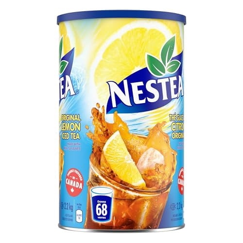 Original Canadian Lemon Iced Tea Mix Jumbo Can 2.2 Kilogram 122 ...