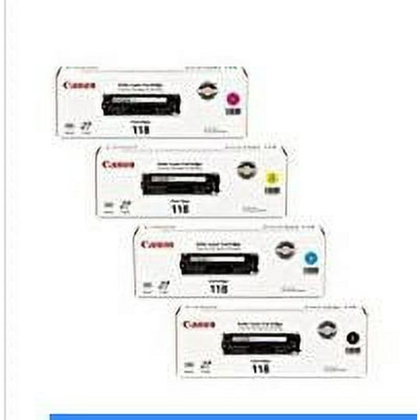 Original Canon 118 Black, Cyan, Magenta, Yellow for the Canon Color ...