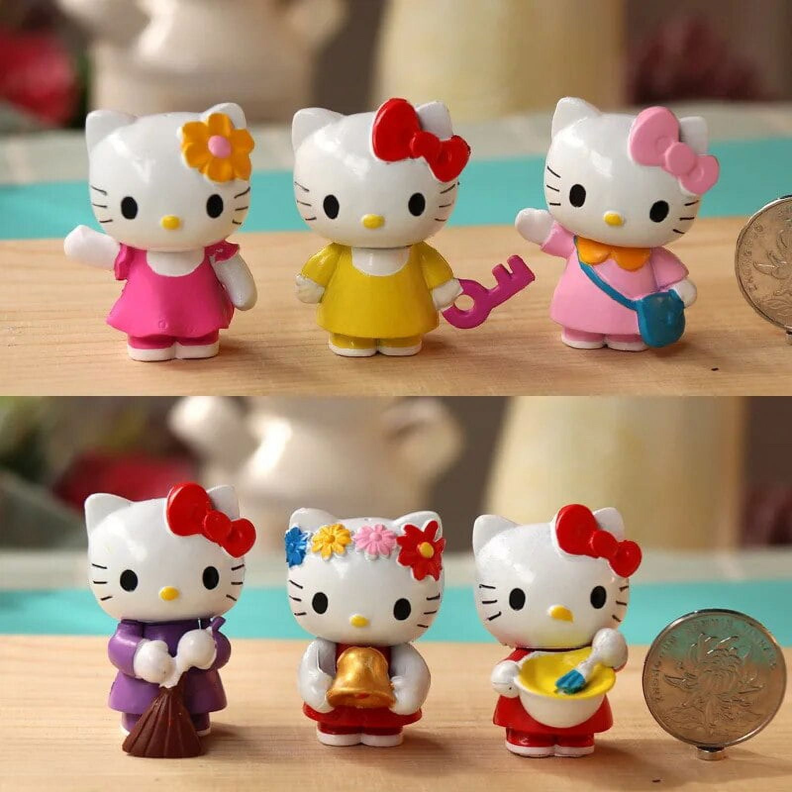 Original Cat 6pcs/set Animal Cat Doll Toys For Girl Mini Cartoon Cat ...