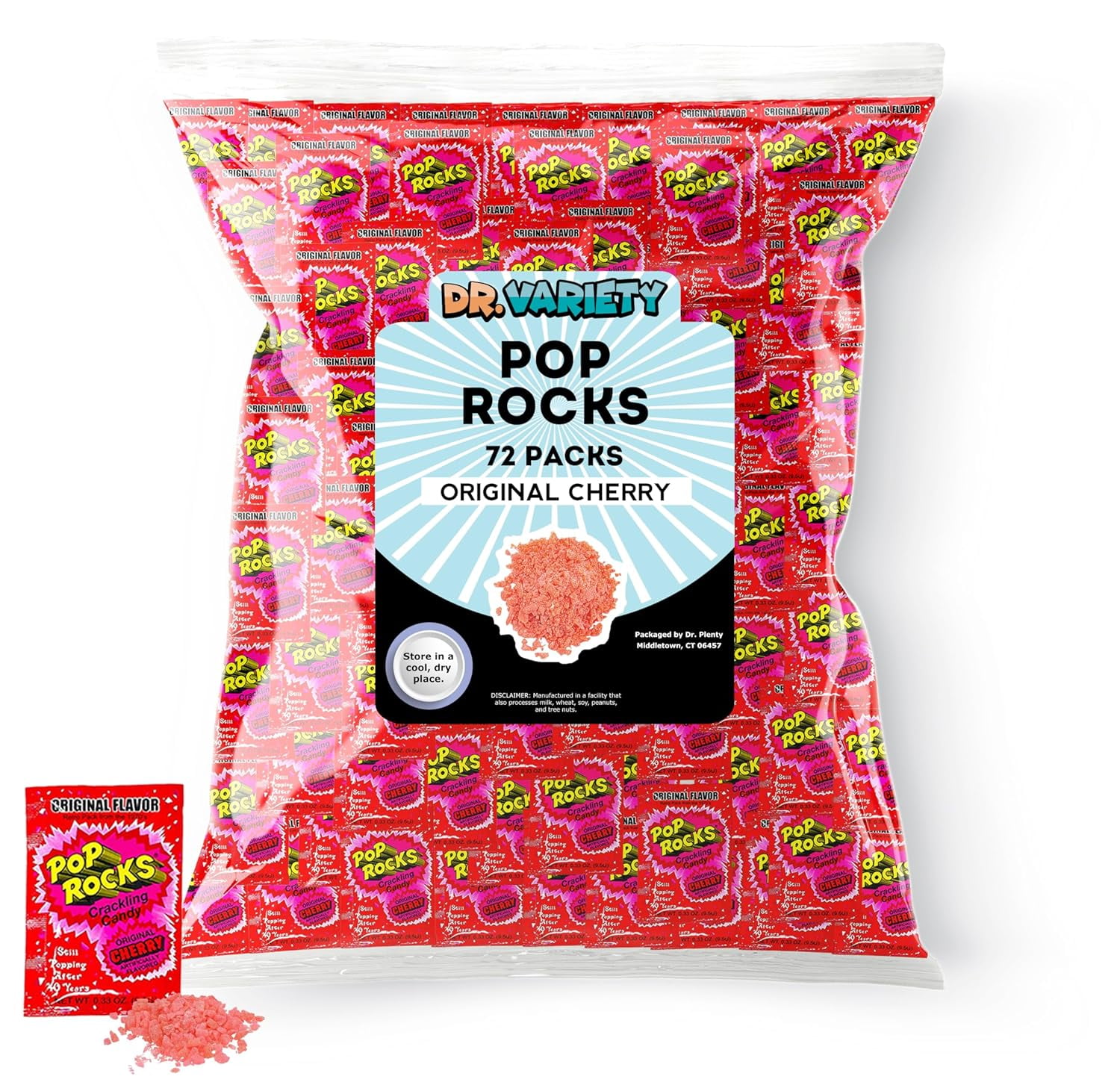 Original Cherry Bulk (0.33oz) - 72 Pack of Cherry Flavored - Crackling ...