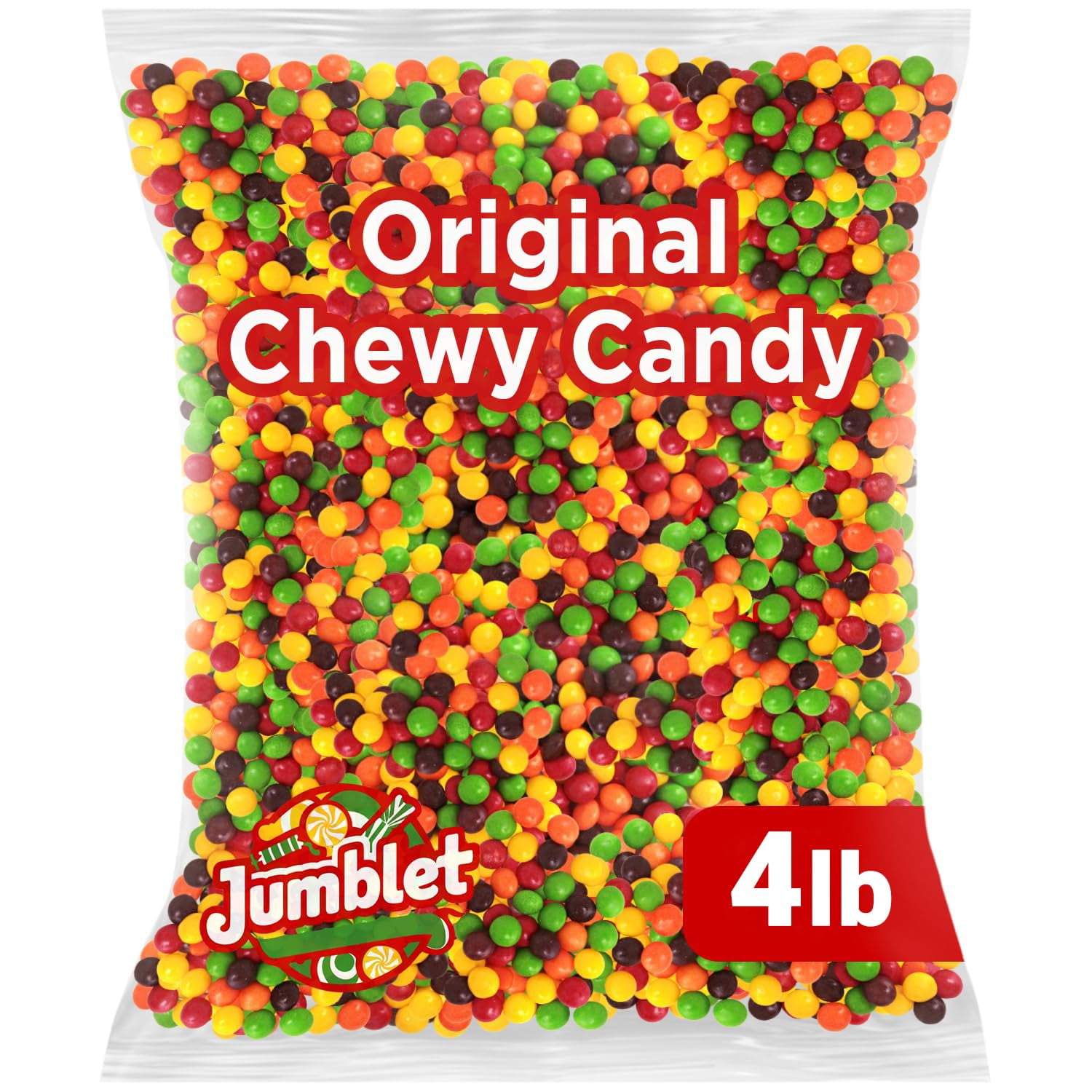 Original Chewy Candy, 4lb AKF18 Bulk Pack Bag of Candies for Parties, Movie Nights and Sharing ...