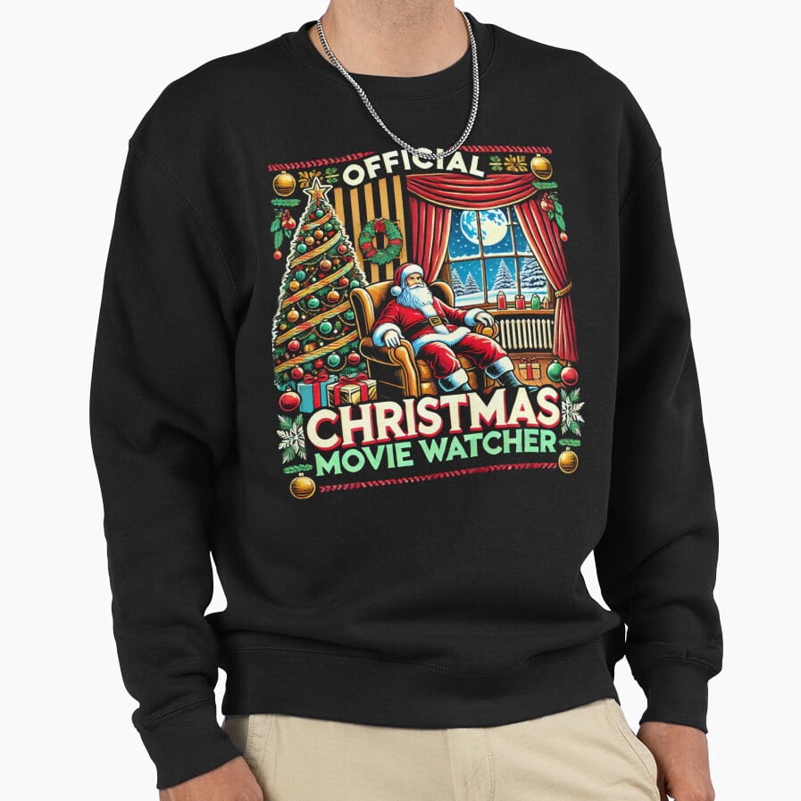 Original Christmas Movie Watcher Retro Vintage Funny Graphic Aesthetic ...
