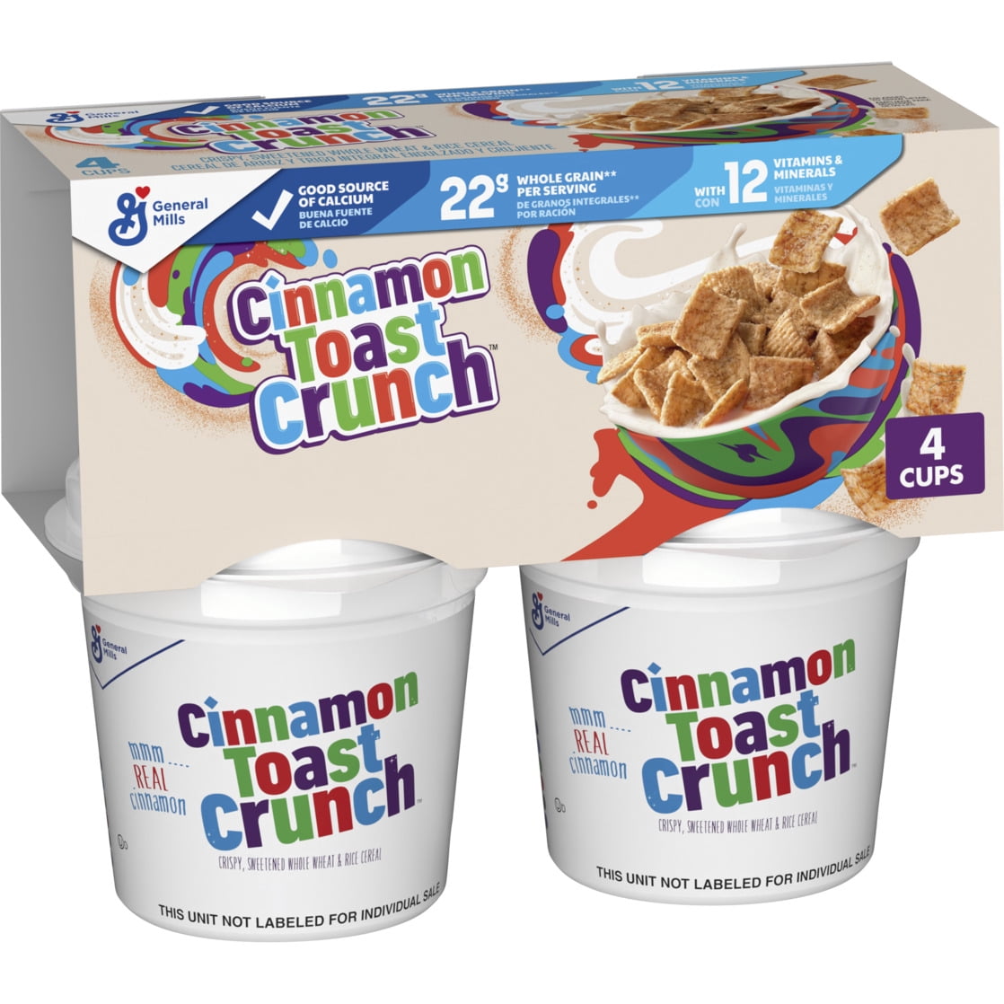 Cinnamon Toast Crunch Breakfast Cereal, Crispy Cinnamon Cereal, Cereal ...