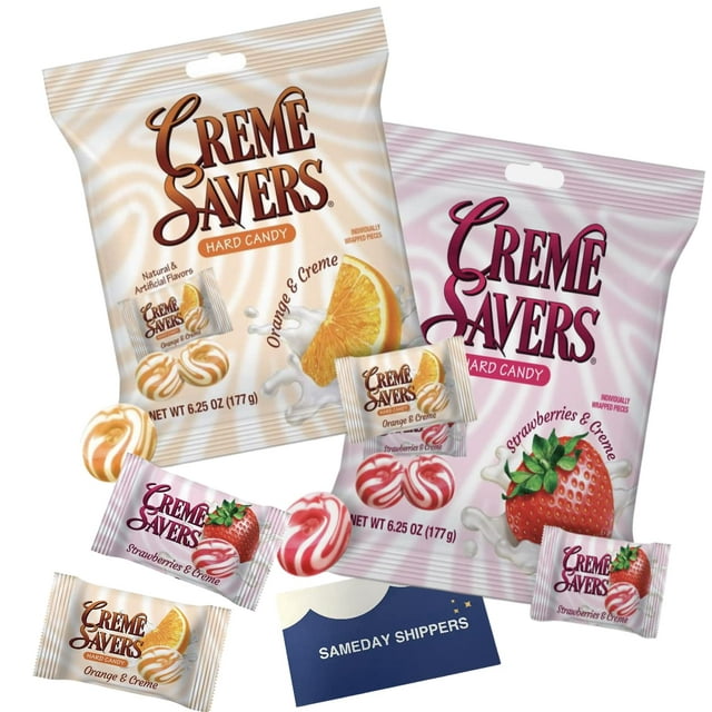 The Original Classic Creme Savers | Candy Creme Savers - Orange and ...