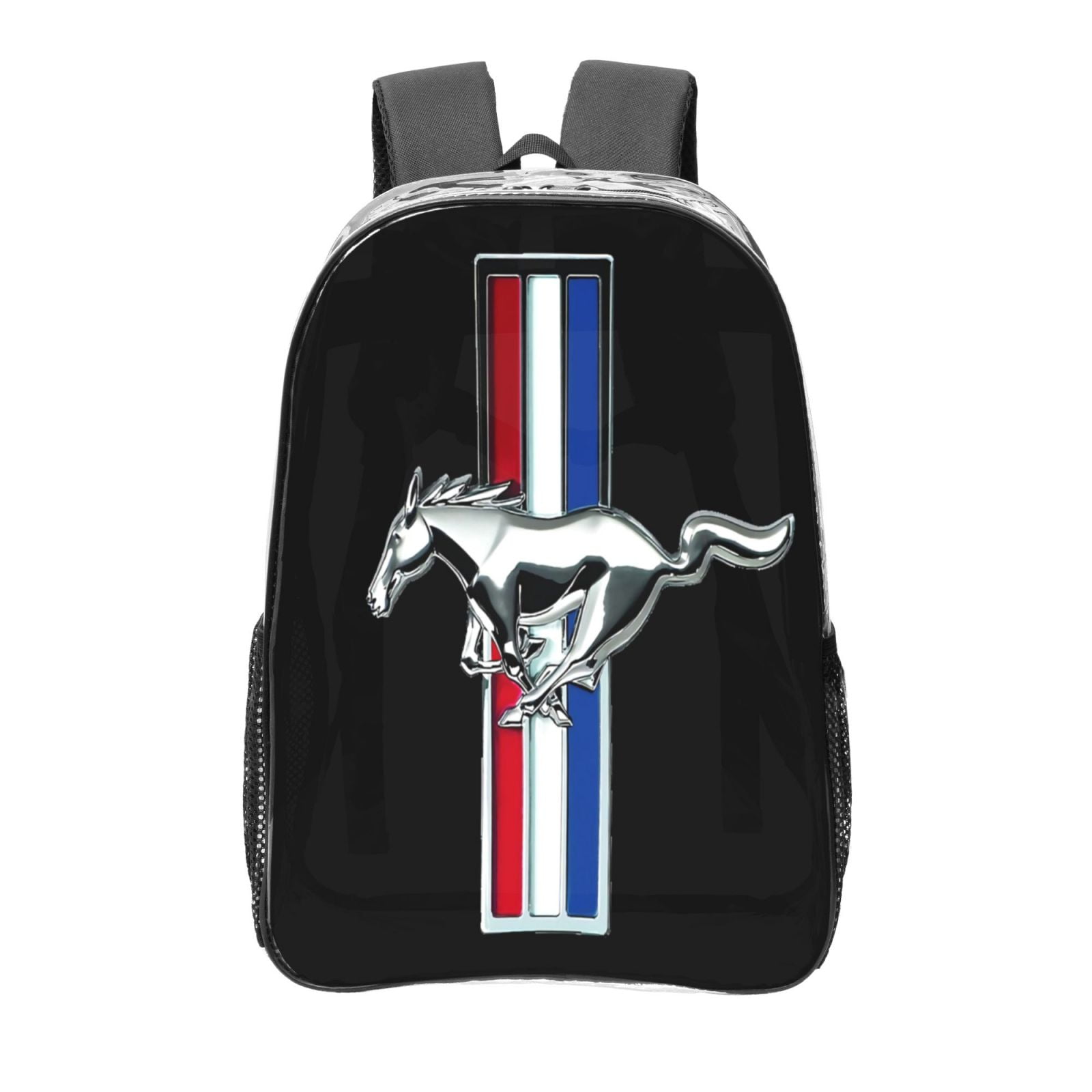 Original Classic Vintage Mustang Emblem Transparent Backpack Fashion ...