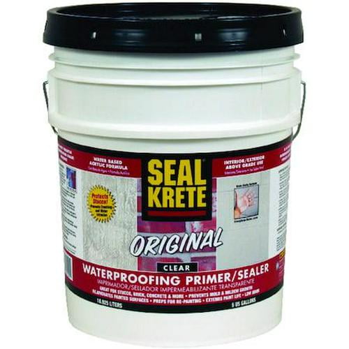 Original Clear Water-Based Waterproofing Primer and Sealer 5 gal ...