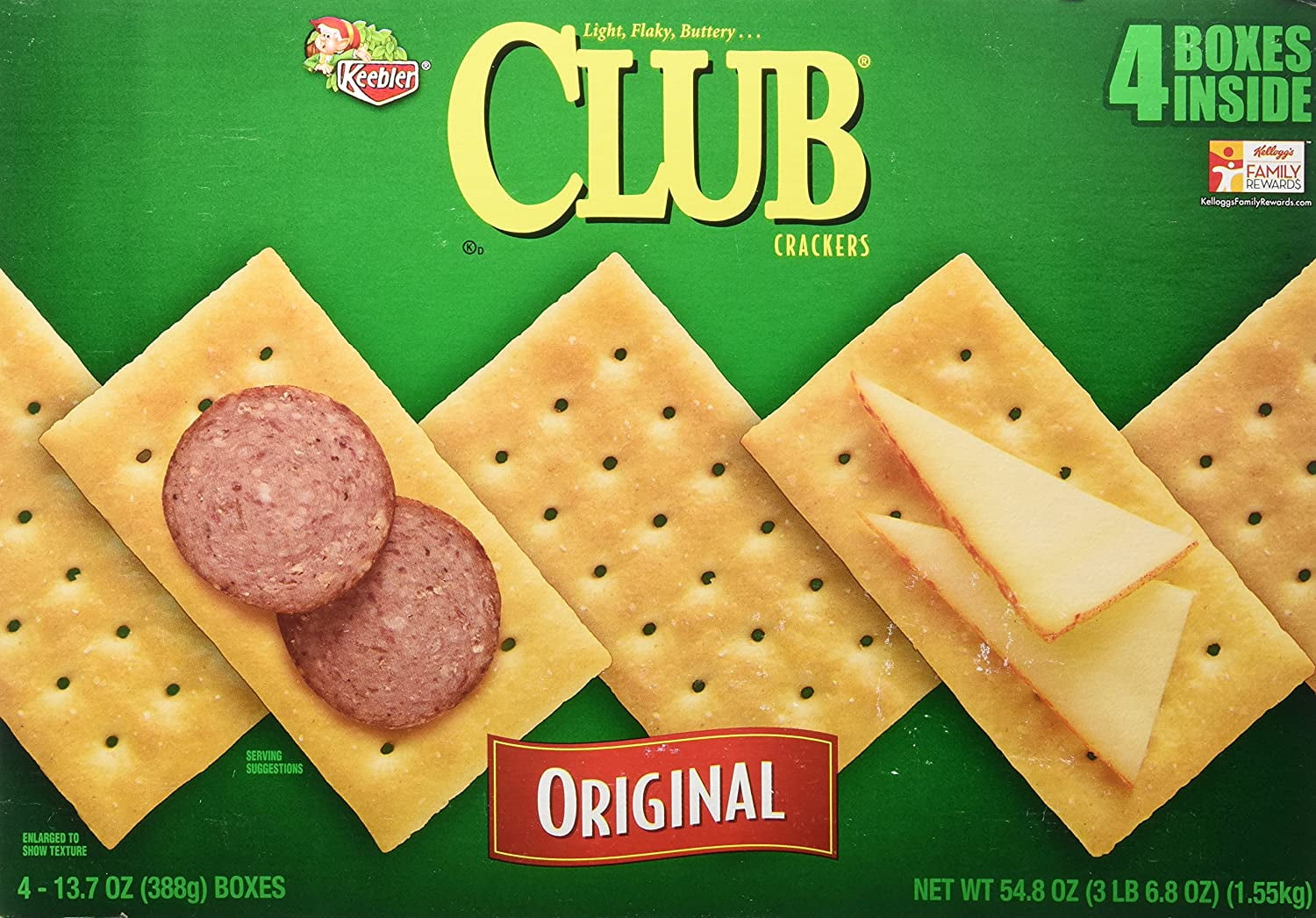 Original Club Crackers Four 13.7 oz. Boxes - Walmart.com