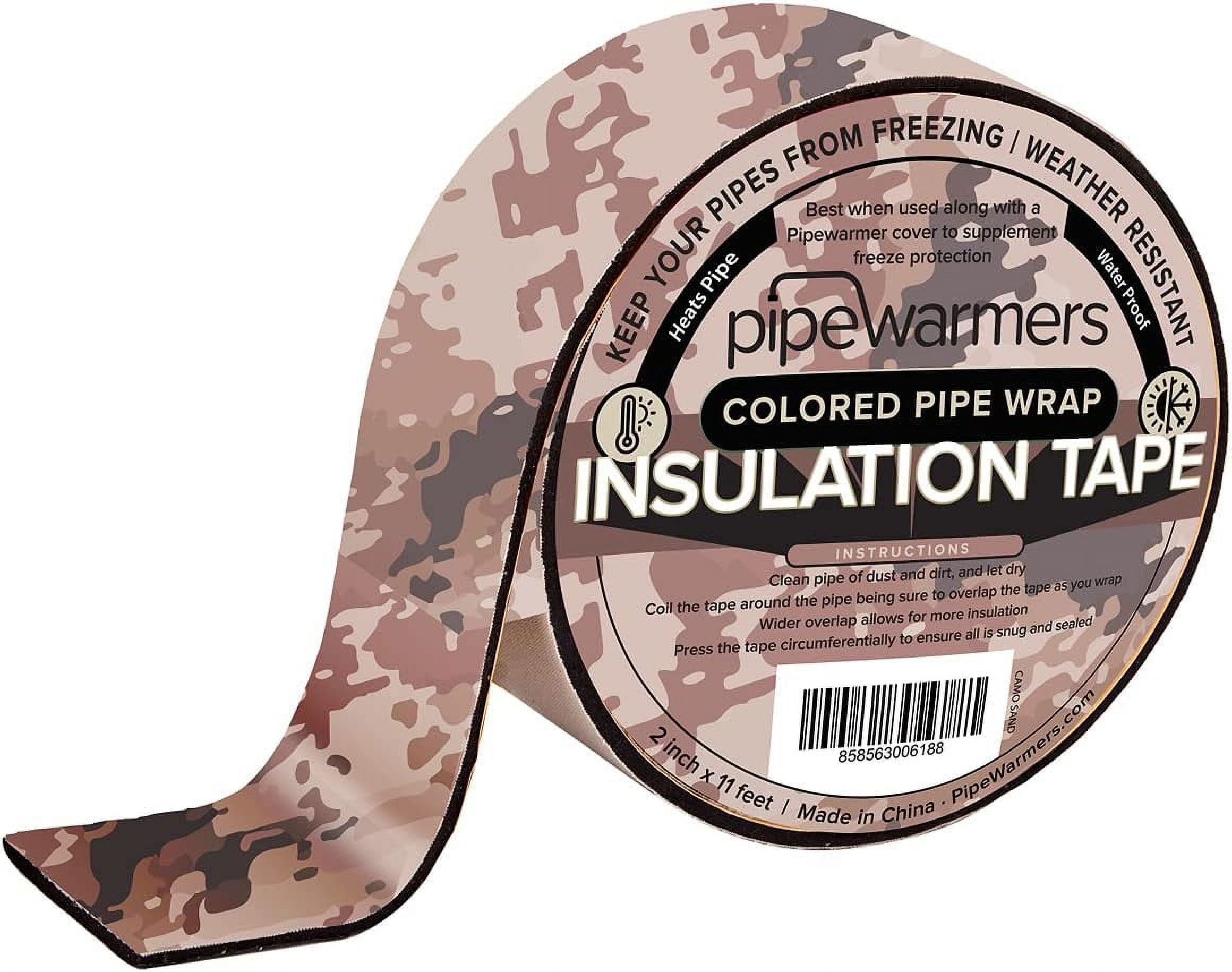 The Original Colored Pipe Insulation Tape by Pipe Warmers-Indoor ...