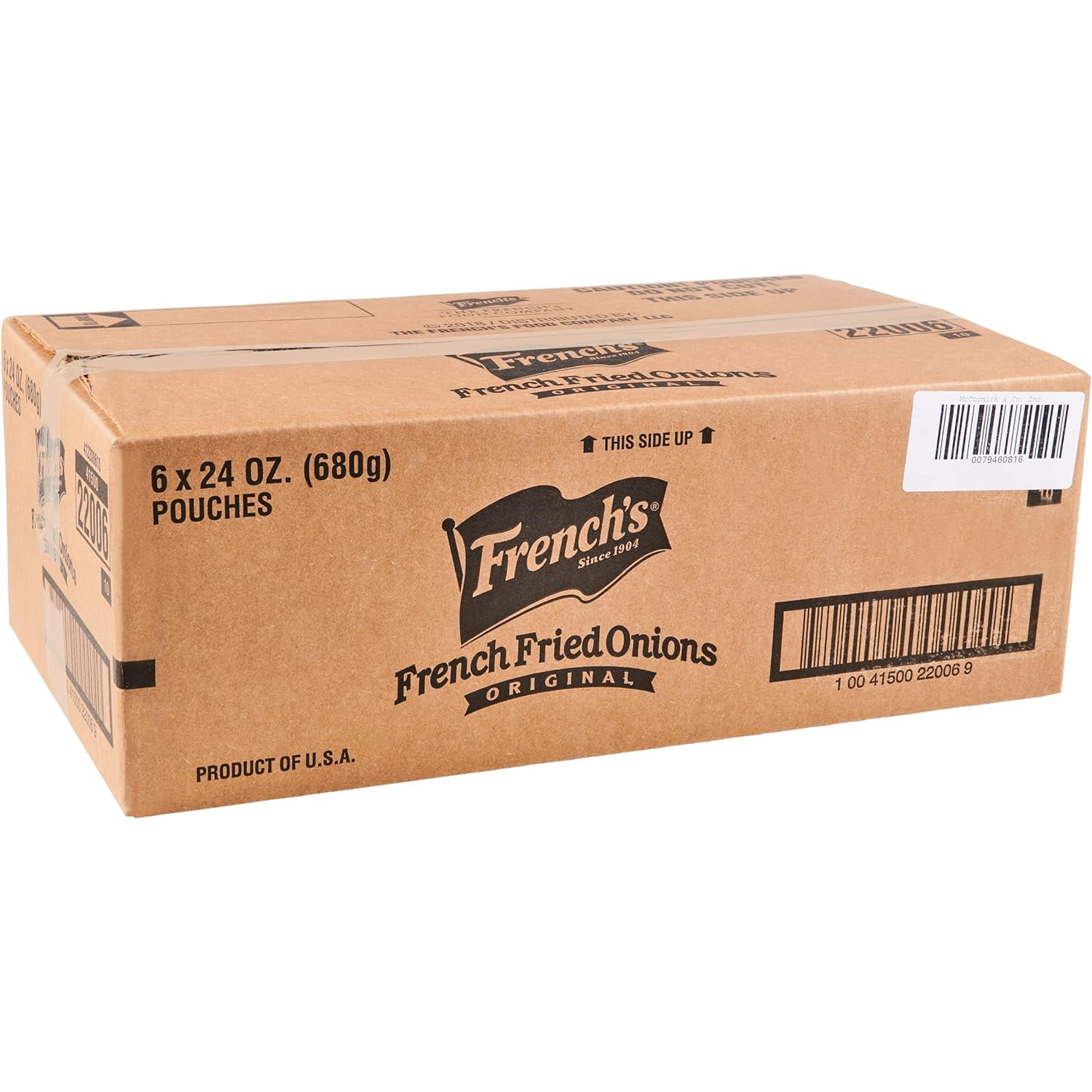 The Original Crispy Fried Onions, 24 oz (Pack of 6) - Six 24 Ounce Bags ...