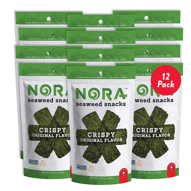 Original Crispy Seaweed Snacks by Nora | Low-Carb Asian Snack | Vegan ...
