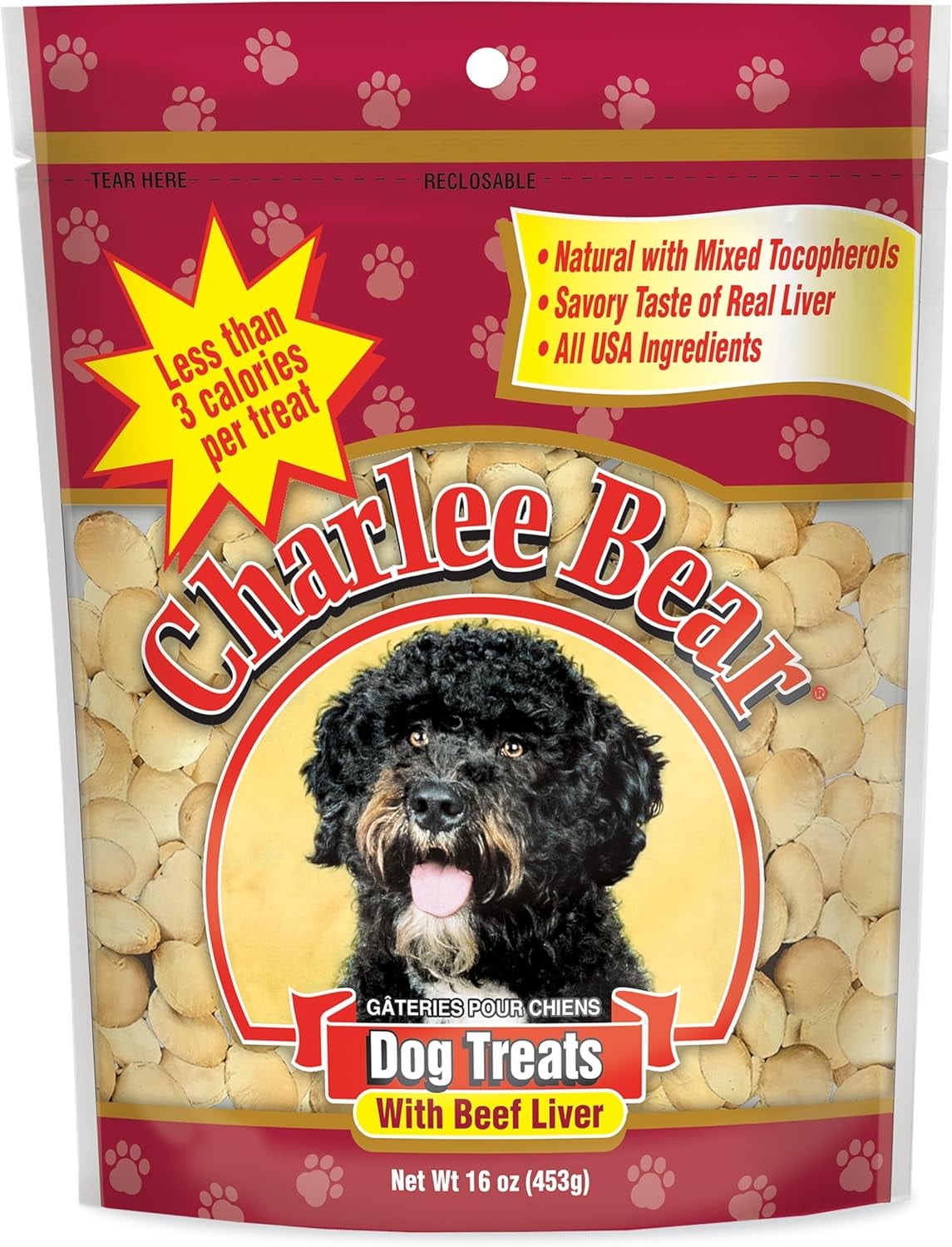 Original Crunch Dog Treats, Beef Liver, 16 Ounce Resealable Bag, Low ...