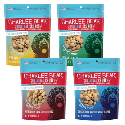 Original Crunch Dog Treats Variety Pack, 16 Oz (4-Pack) - Liver, Egg ...