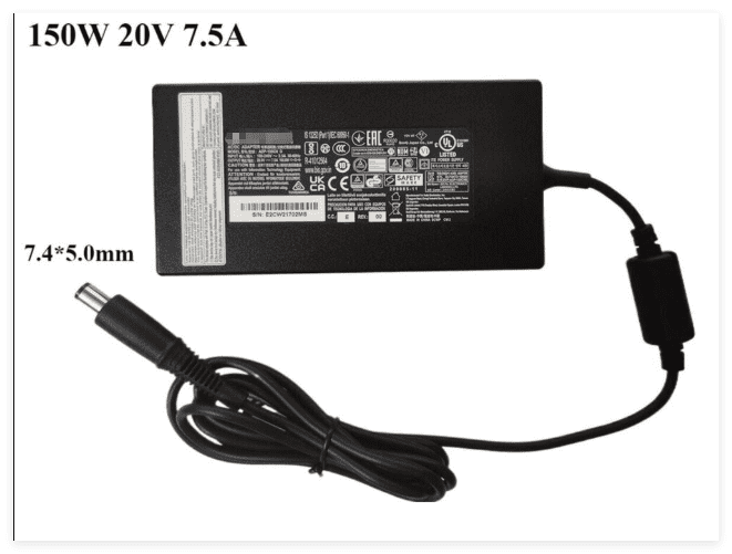 150W 20V 7.5A Laptop Charger ADP-150CH D 7.4*5.0mm Pin AC Adapter Power ...