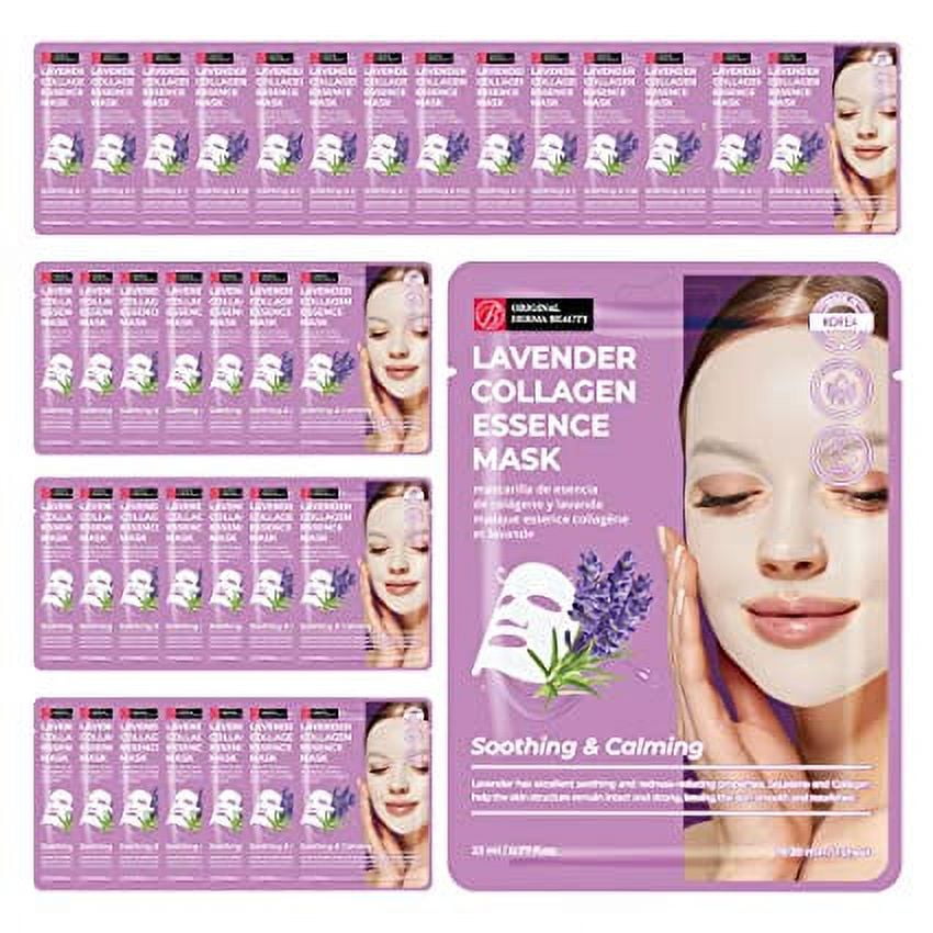 Original Derma Beauty 36 Pack Soothing & Calming Lavender Collagen ...