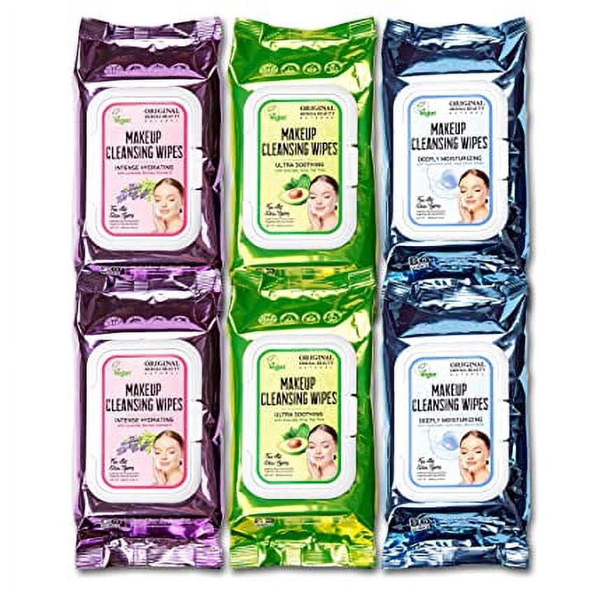 Original Derma Beauty 6PK (480ct) Makeup Remover Wipes Lavender ...