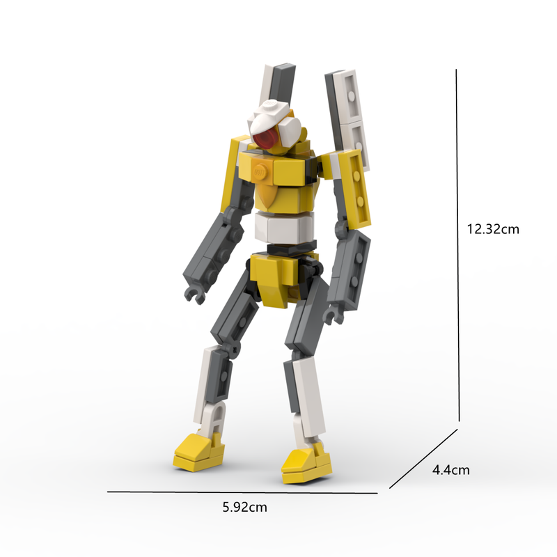 Original Design Mech Warrior Building Blocks MOC small mecha ...